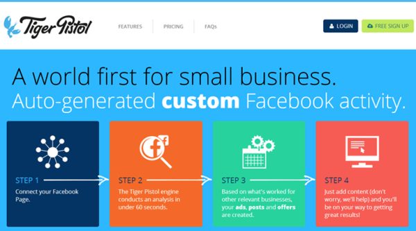 Tiger Pistol automates Facebook efforts for small businesses