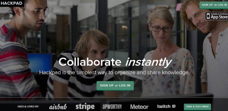 Hackpad: forward-thinking collaboration tool for teams