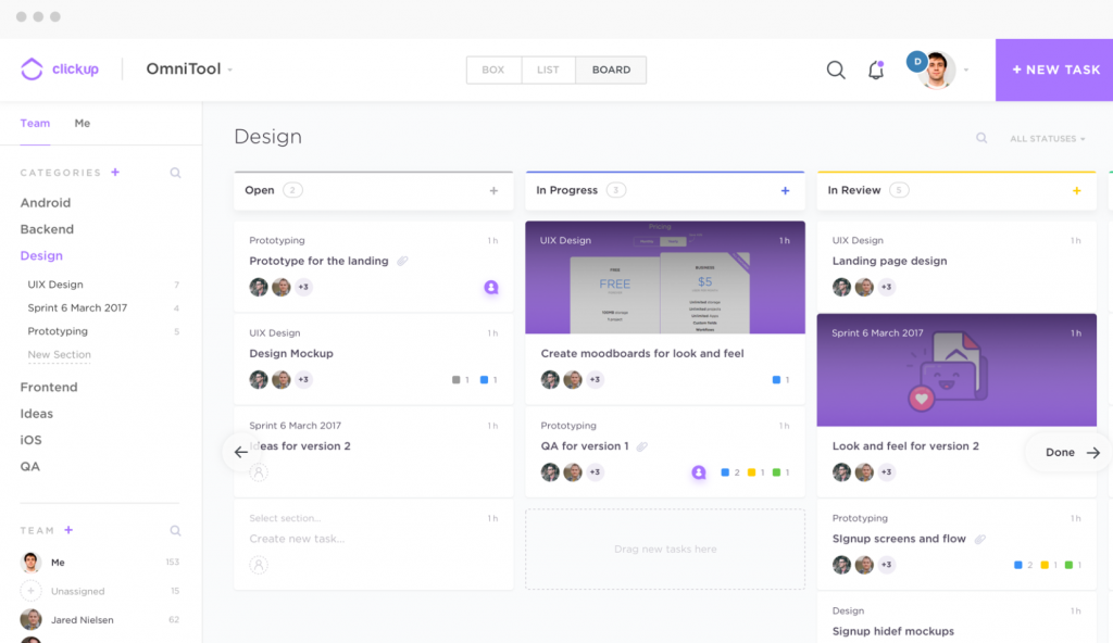ClickUp team productivity app is gorgeous and wildly efficient